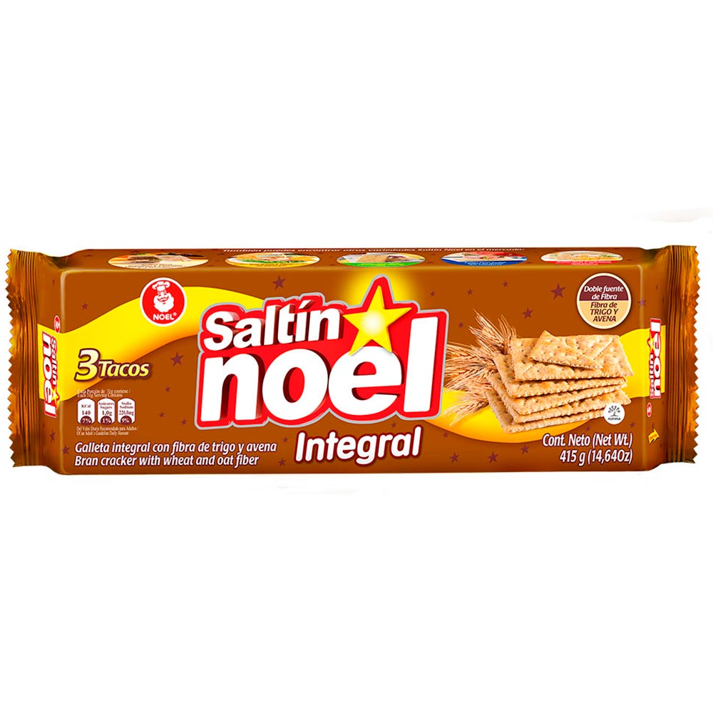 Galletas SALTIN NOEL INTEGRAL 415gr - Oliver Envía