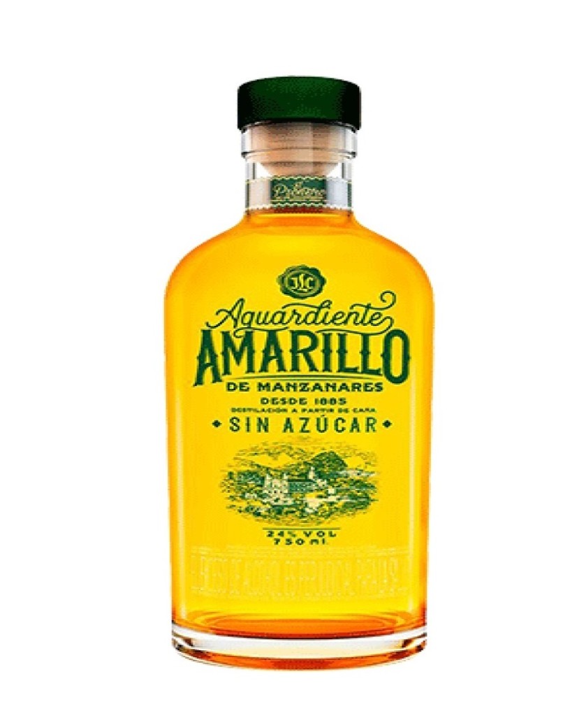 AGUARDIENTE AMARILLO DE MANZANARES 700ml s/azucar - Oliver Envía